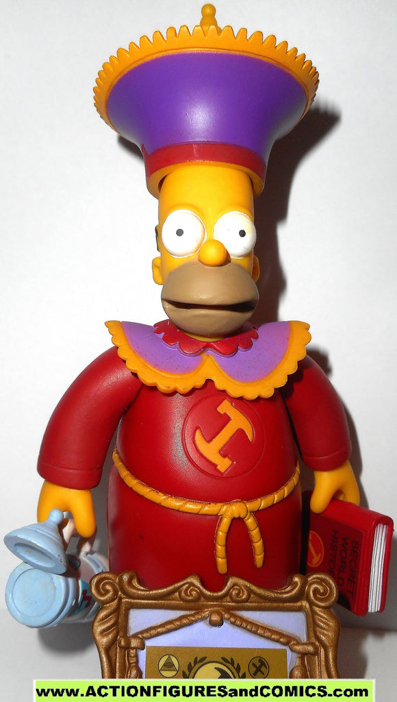Simpsons HOMER STONECUTTER 2002 series 10 wos action figures complete ...