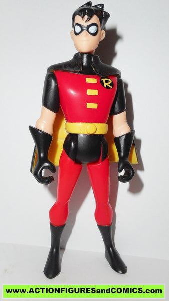 batman animated series ROBIN crime fighter black sled dc action figure ...