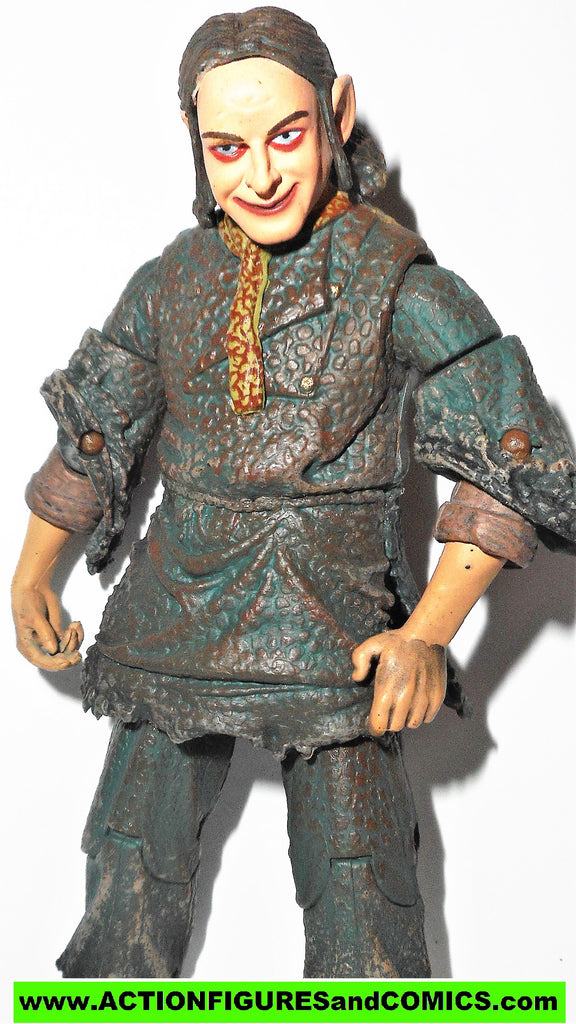 Lord of the Rings SMEAGOL FISHERMAN gollum 2004 toybiz hobbit movie ...