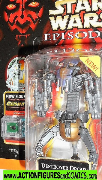 star wars action figures DESTROYER DROID episode I hasbro toys moc ...