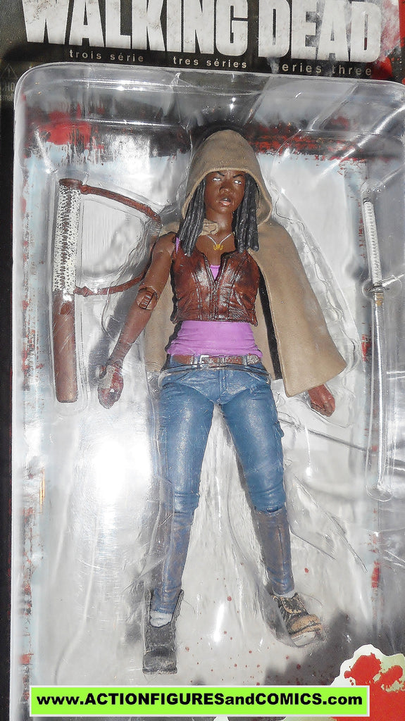 The Walking Dead MICHONNE series 3 2013 mcfarlane toys moc mip ...