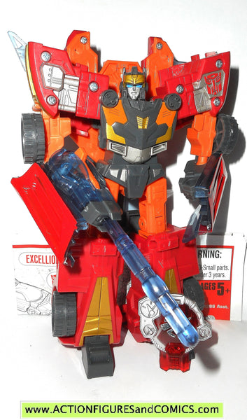 Transformers Cybertron EXCELLION hot shot 2006 6 inch deluxe class act ...