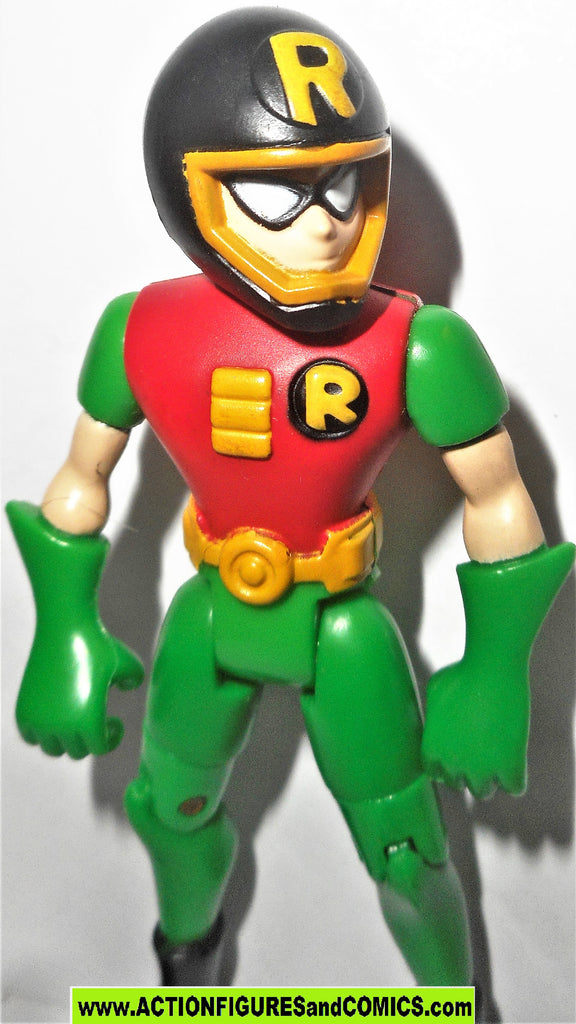 Teen Titans Go ROBIN black motocycle helmet 2003 animated dc universe ...
