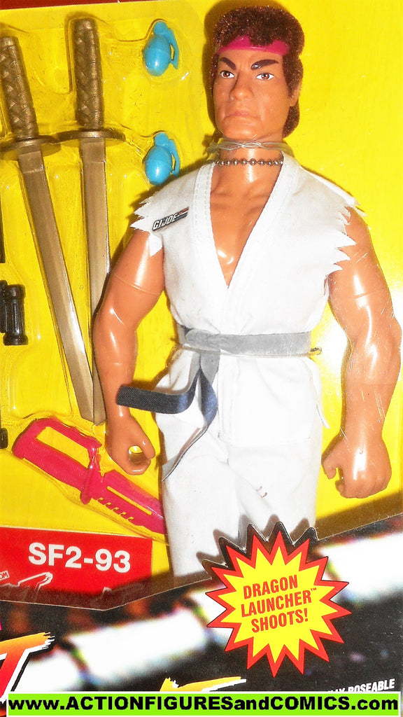 Gi joe Street Fighter II RYU 12 inch 1993 video game action figures mo ...