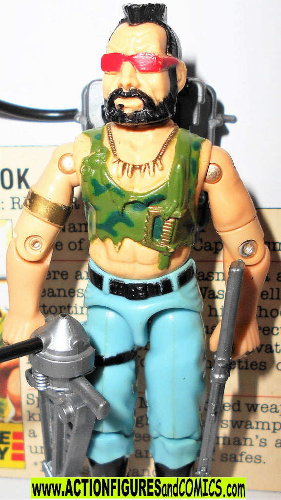 Gi joe RIPPER 1985 v1 100% COMPLETE peach file card dreadnock ...