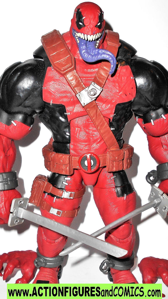 marvel legends VENOM DEADPOOL baf complete spider-man venompool ...