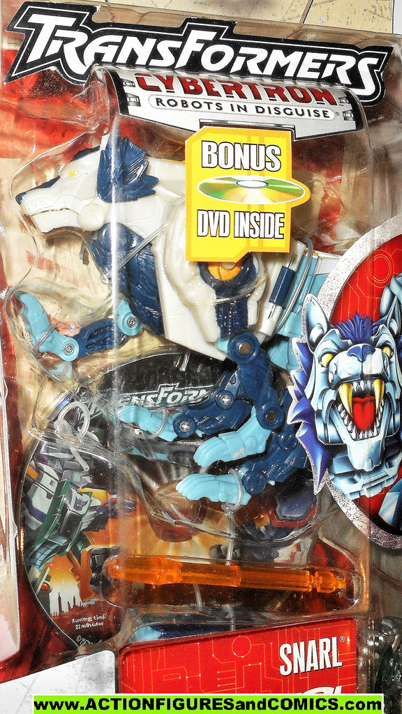 Transformers Cybertron SNARL WOLF 2006 hasbro action figures moc ...