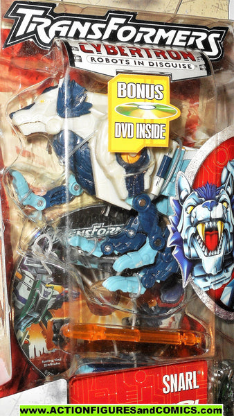 Transformers Cybertron SNARL WOLF 2006 hasbro action figures moc ...