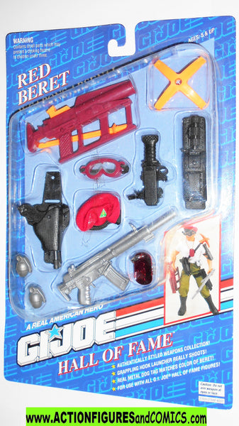 Gi joe 12 inch RED BERET weapons arsenal 1993 BLUE hall of fame moc ...