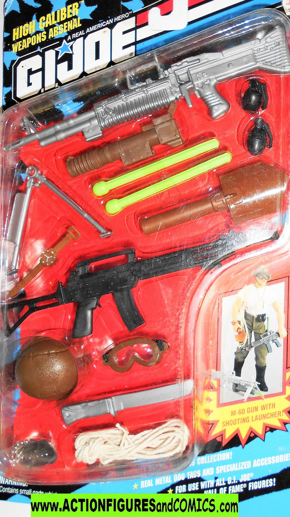 Gi joe 12 inch HIGH CALIBER weapons arsenal 1993 hall of fame moc ...