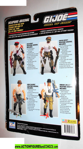 Gi joe 12 inch HIGH CALIBER weapons arsenal 1993 hall of fame moc ...
