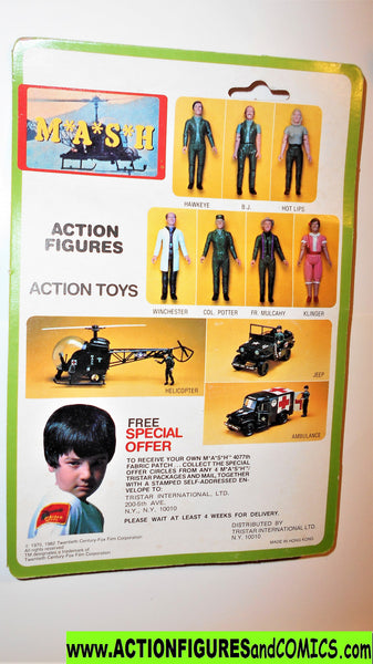 M*A*S*H* mash 1982 HAWKEYE television show action figures moc ...
