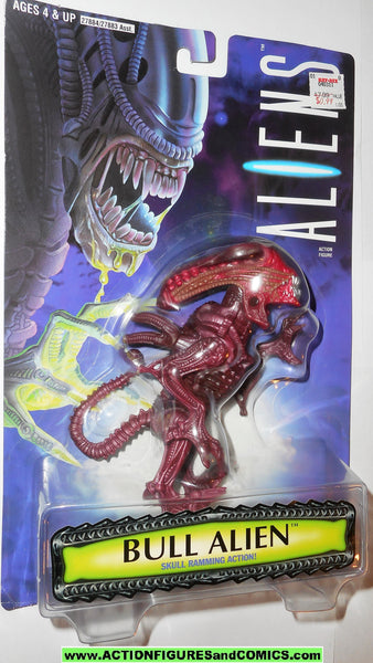 aliens vs predator kenner BULL ALIEN 1996 KB toys movie moc mip mib ac ...