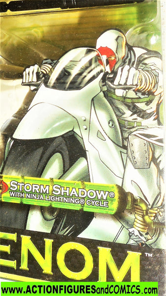 gi joe STORM SHADOW ninja lightning cycle 2004 valor vs venom 2005 moc ...