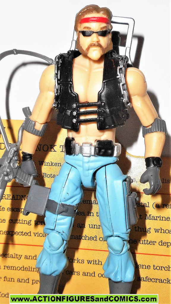 gi joe TORCH Dreadnok 2007 v3 25th anniversary complete with file card ...