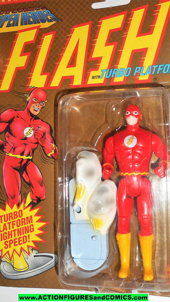 DC comics Super Heroes FLASH 1990 toy biz toybiz universe action figur ...