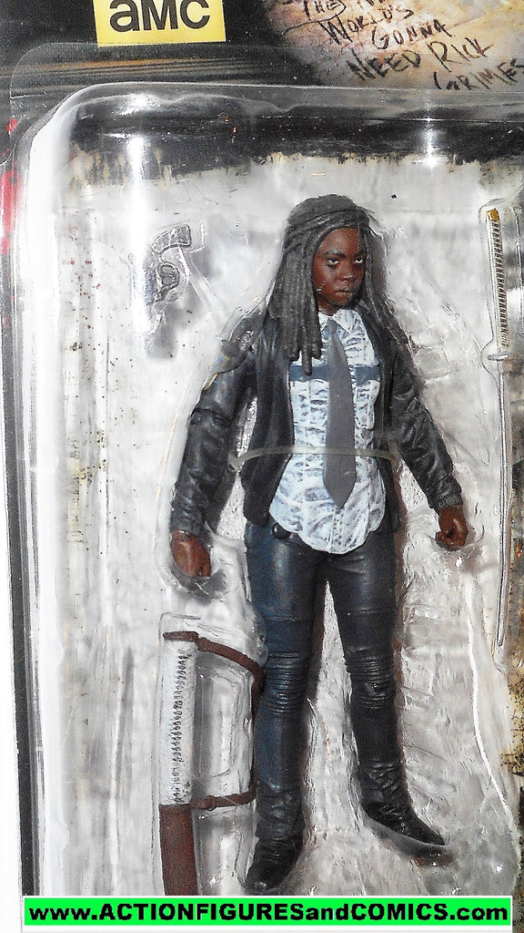 The Walking Dead MICHONNE series 9 nine mcfarlane toys action figure m ...
