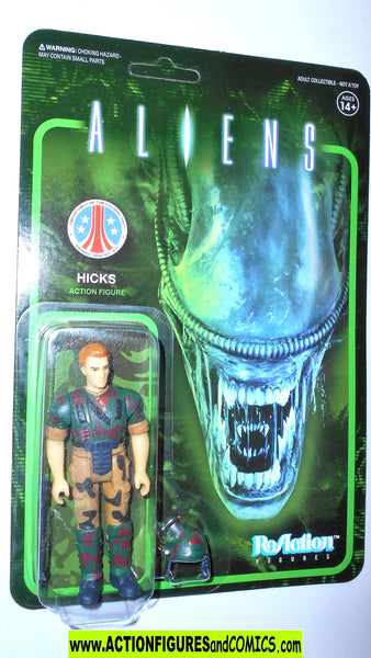 Alien movie HICKS aliens ReAction figures super 7 horror moc ...