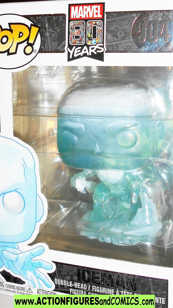 Funko Pop Marvel ICEMAN 504 X-men bobble-head vinyl figures moc mib ...
