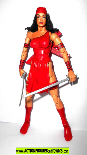 marvel legends ELEKTRA series 2003 toybiz series iv 4 w swords ...