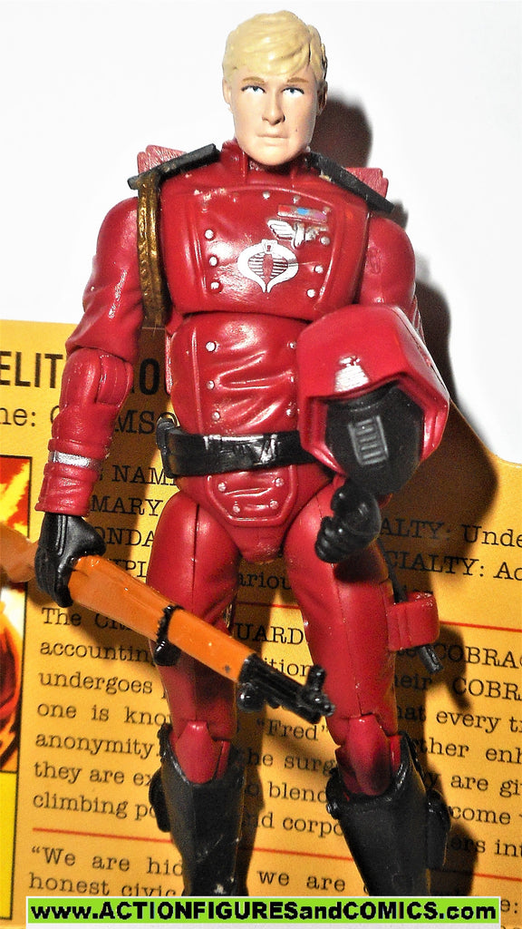 gi joe CRIMSON GUARD 2008 v10 25th anniversary UNMASKED fred ...