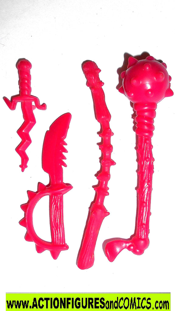 teenage mutant ninja turtles SLASH 1990 complete weapon set part ...