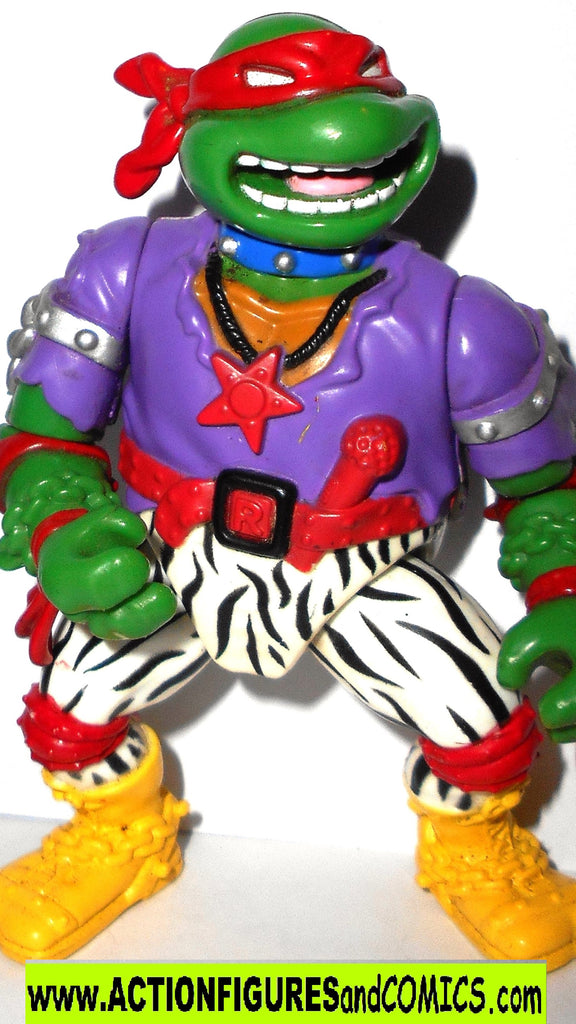 teenage mutant ninja turtles RAPHAEL 1991 heavy metal rocker fig ...