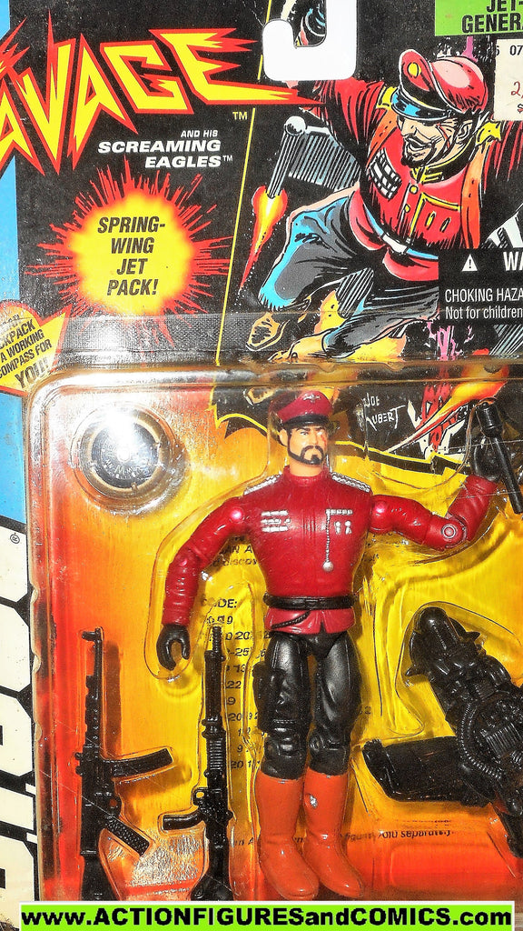 Gi joe GENERAL BLITZ sgt savage JET PACK 1994 gijoe g i action figure ...