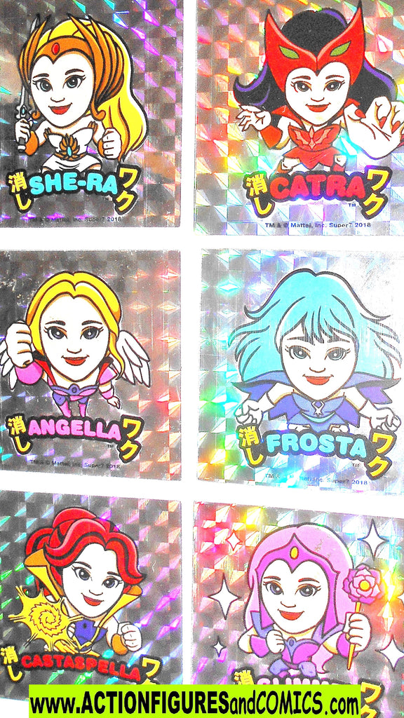 Masters of the Universe SHE-RA sticker set muscle all 6 motuscle ...