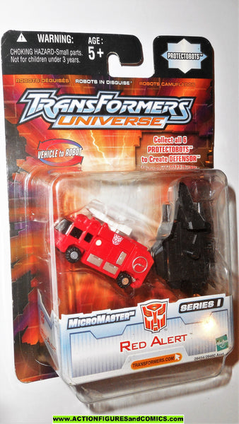 Transformers universe RED ALERT protectobots defensor micromaster 2004 ...