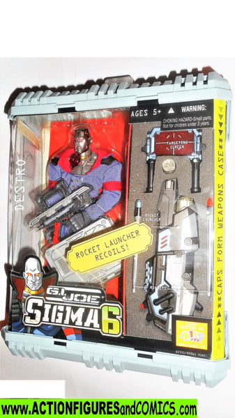 Gi joe DESTRO sigma 6 six 8 inch action figure hasbro moc mib ...