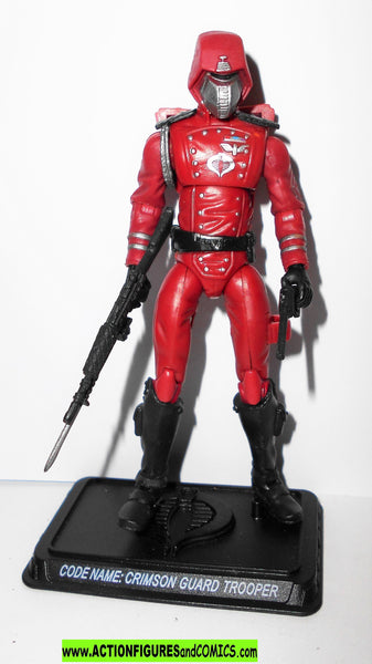 gi joe CRIMSON GUARD 2008 v12 25th annivesary senior ranking tru ...