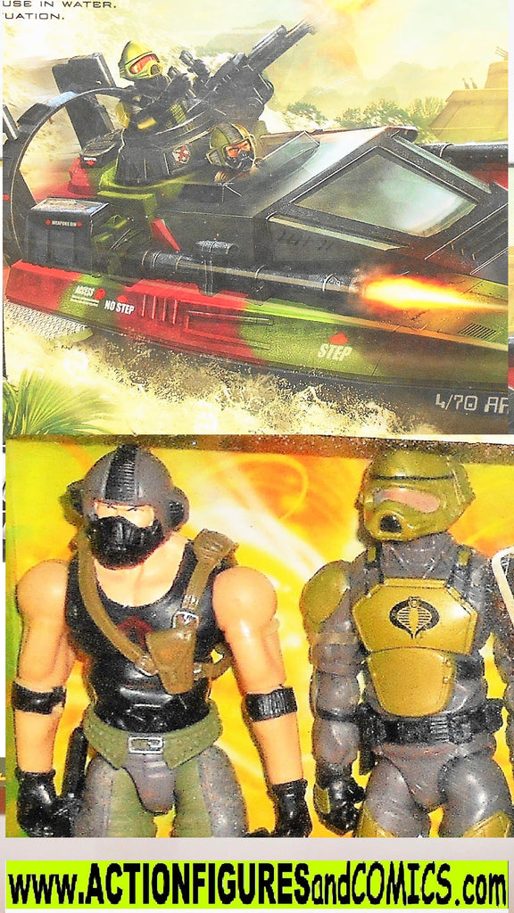gi joe STING RAIDER copperhead Rise of Cobra water moccasin moc mib ...