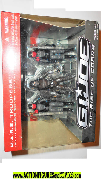 gi joe MARS TROOPERS Rise of Cobra 3 pack industries officer moc mib ...