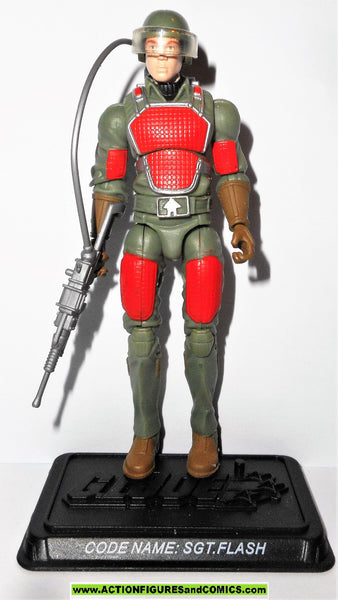 gi joe FLASH 2008 v2 sgt 25th anniversary 100% COMPLETE w file card ...