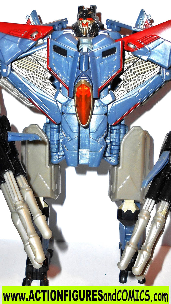 transformers movie THUNDERCRACKER 2007 2008 blue white jet 100% – ActionFiguresandComics