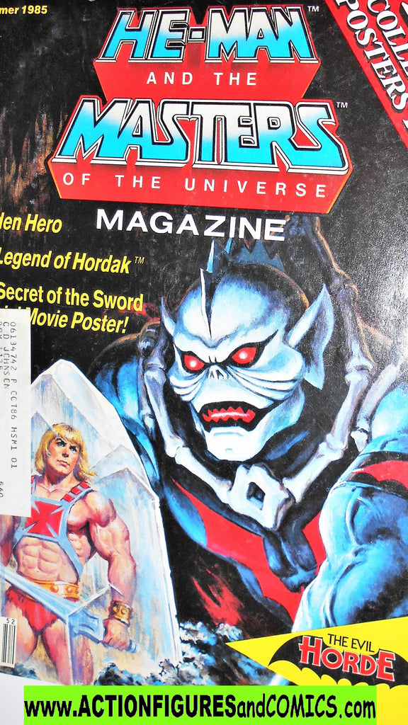 Masters of the Universe Magazine #03 SUMMER 1985 vintage he-man ...