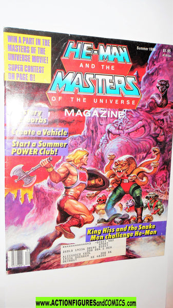 Masters of the Universe Magazine #07 SUMMER 1986 vintage he-man ...