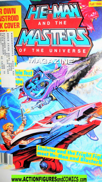 Masters of the Universe Magazine #08 FALL 1986 vintage he-man ...