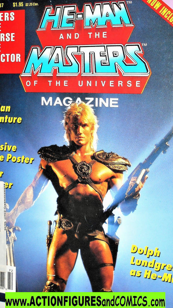 Masters of the Universe Magazine #11 Summer 1987 vintage he-man ...