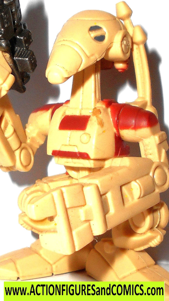 STAR WARS galactic heroes BATTLE DROID tan geonosian battle pvc ...