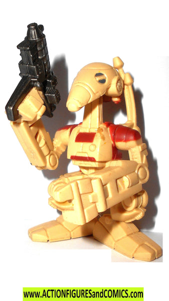 STAR WARS galactic heroes BATTLE DROID tan geonosian battle pvc ...