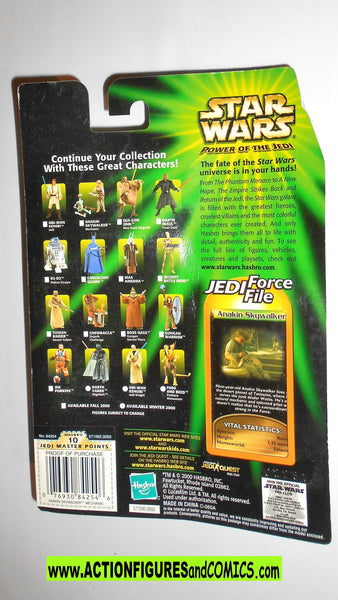 star wars action figures ANAKIN SKYWALKER mechanic power of the jedi m ...