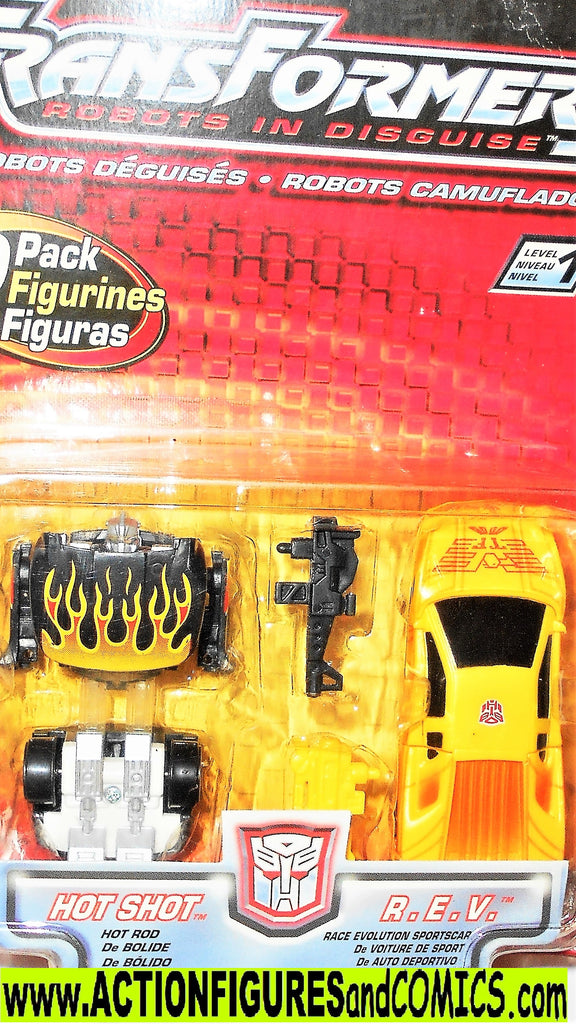 TRANSFORMERS RID HOT SHOT spychanger 2000 KB toys translucent robots in ...