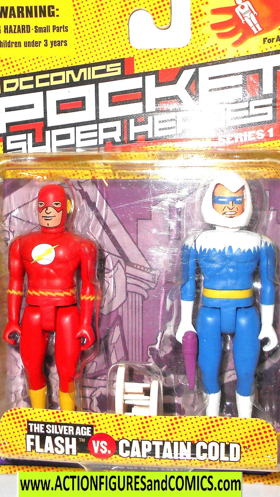 dc direct FLASH vs CAPTAIN COLD 2003 pocket heroes moc ...