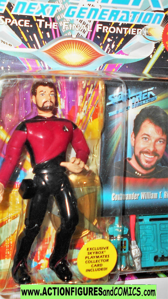Star Trek COMMANDER RIKER 1993 2nd season playmates moc ...