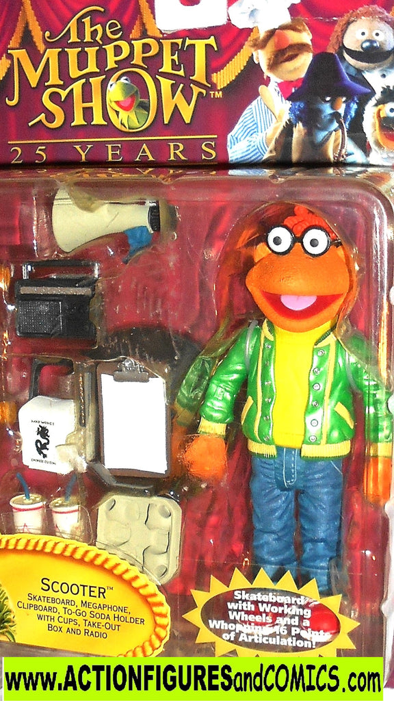 Muppets SCOOTER 2002 the muppet show Palisades moc – ActionFiguresandComics
