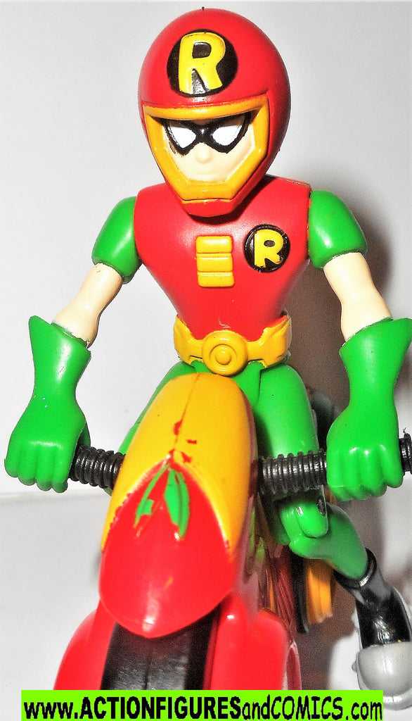 Teen Titans Go ROBIN motocycle helmet 2003 3 inch animated cycle ...