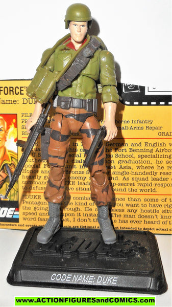 gi joe DUKE 2008 v28 25th anniversary TIGER FORCE complete file card ...