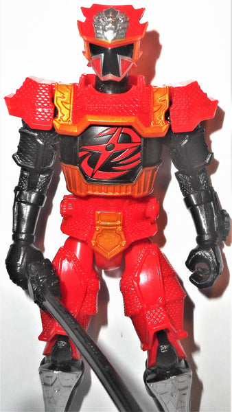 Power Rangers RED RANGER Lion Fire Armor 5 inch super ninja steel band ...